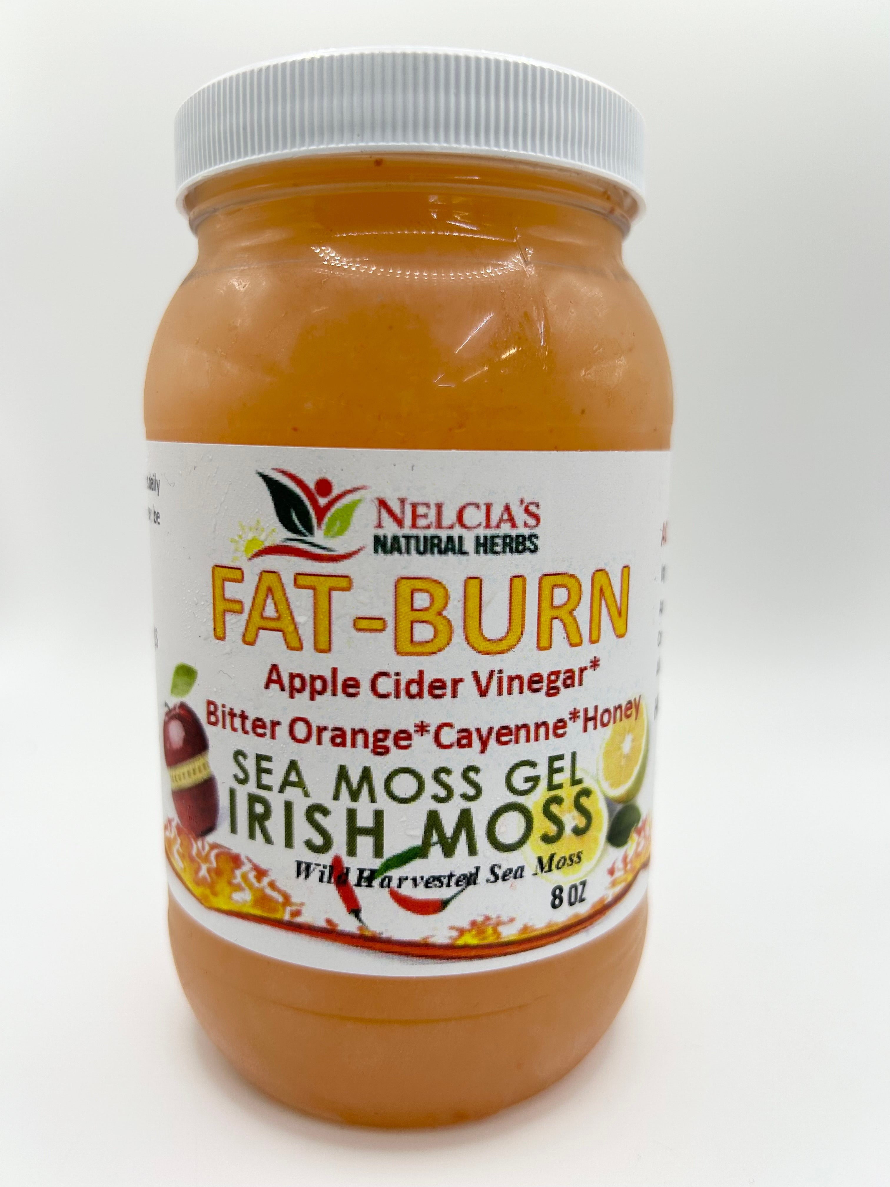 Fat Burn Sea Moss Gel - 16oz - Burn Fat, Boost Metabolism & Increase ...