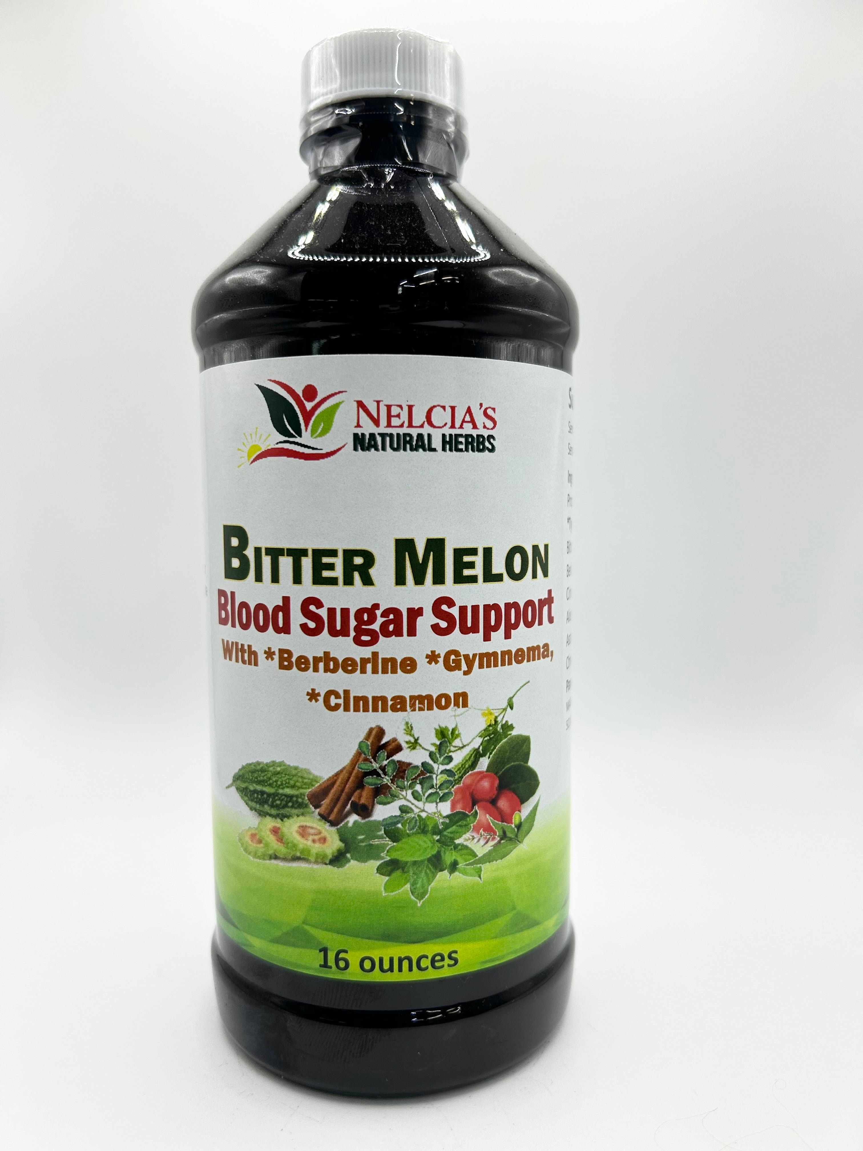 Bitter Melon Blood Sugar Support Tonic - 16oz | Natural Herbal Blend ...