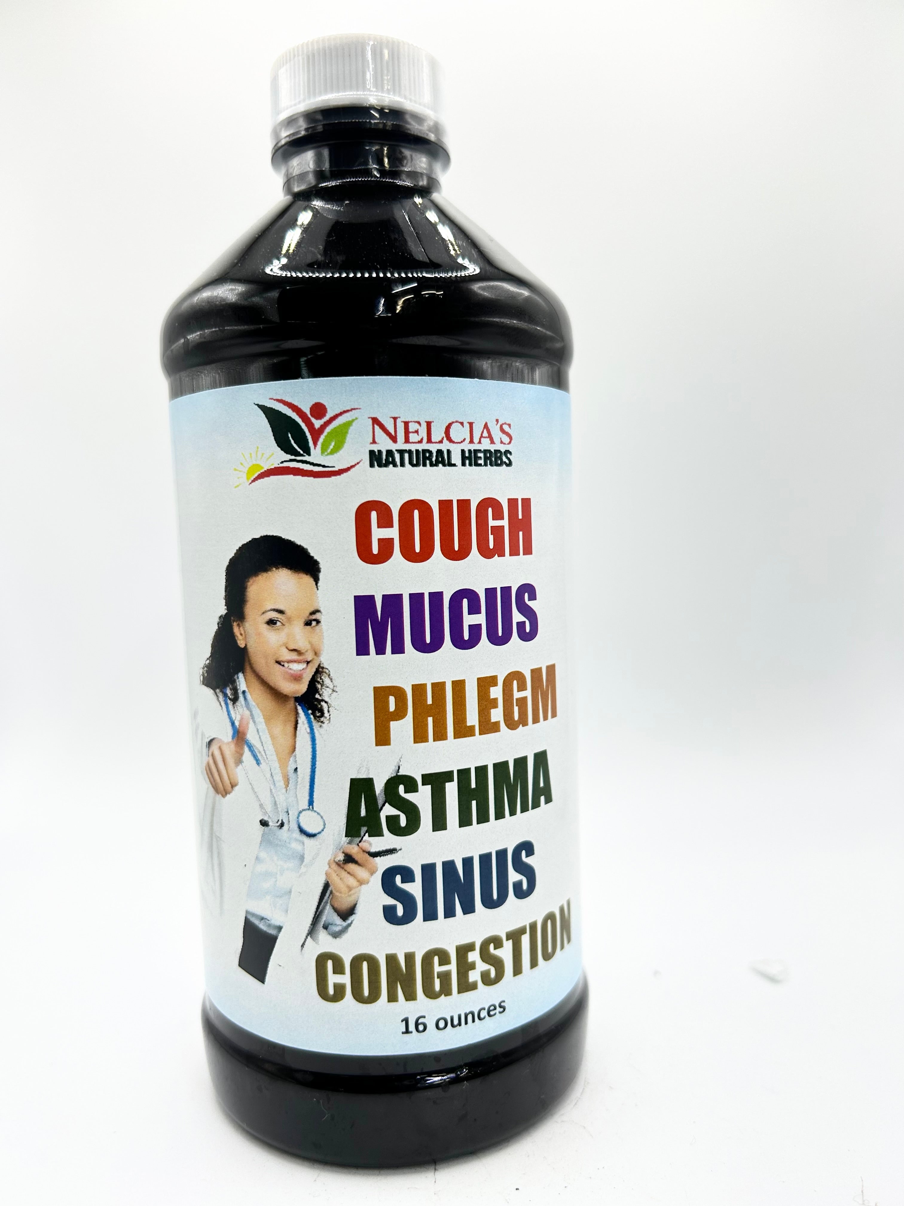 Cough & Congestion Tonic - 16oz | Soothing Relief for Cold, Flu, Mucus ...