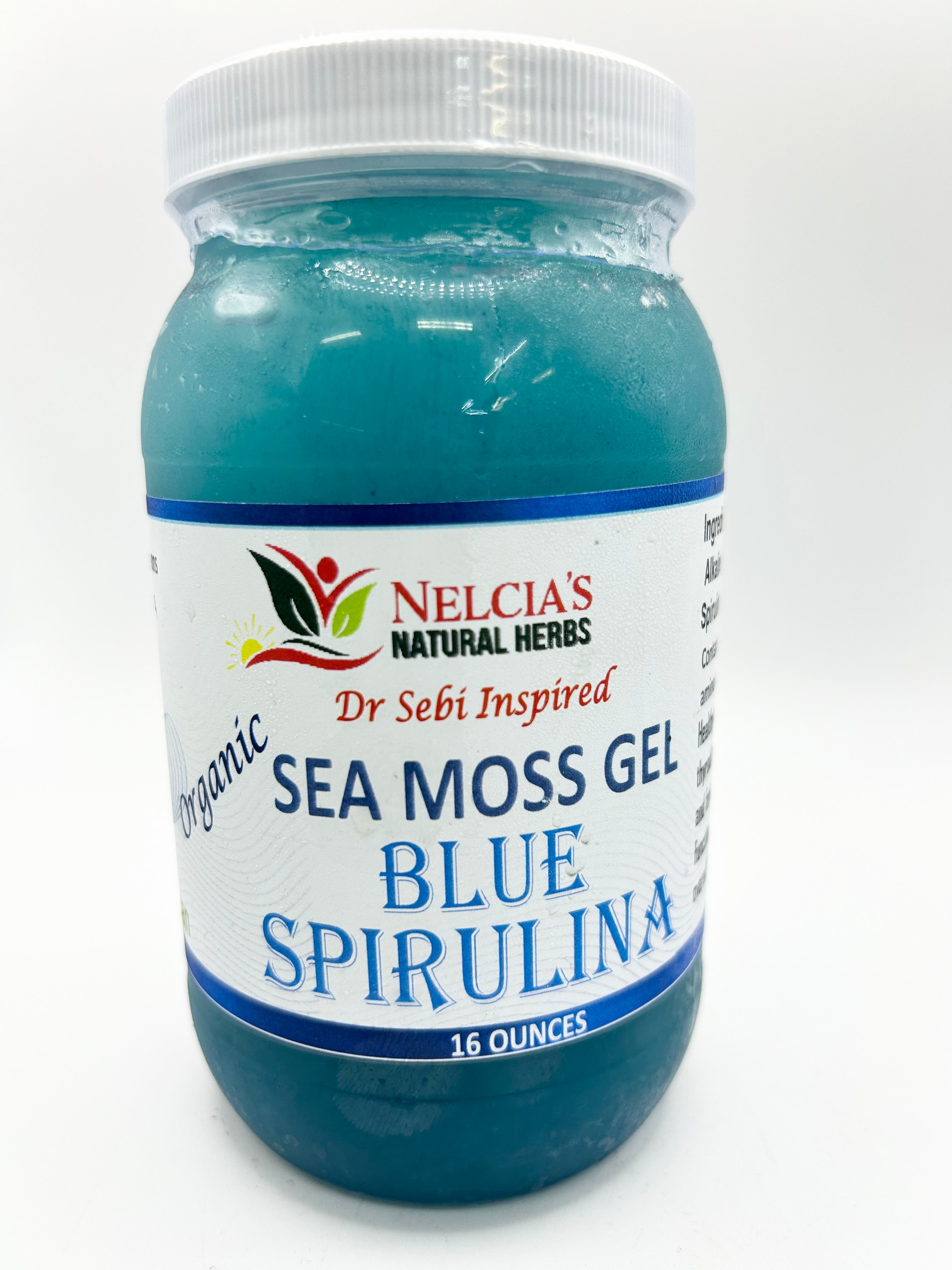 Sea Moss Gel Infused with Blue Spirulina from Nelcia’s Natural Herbs ...