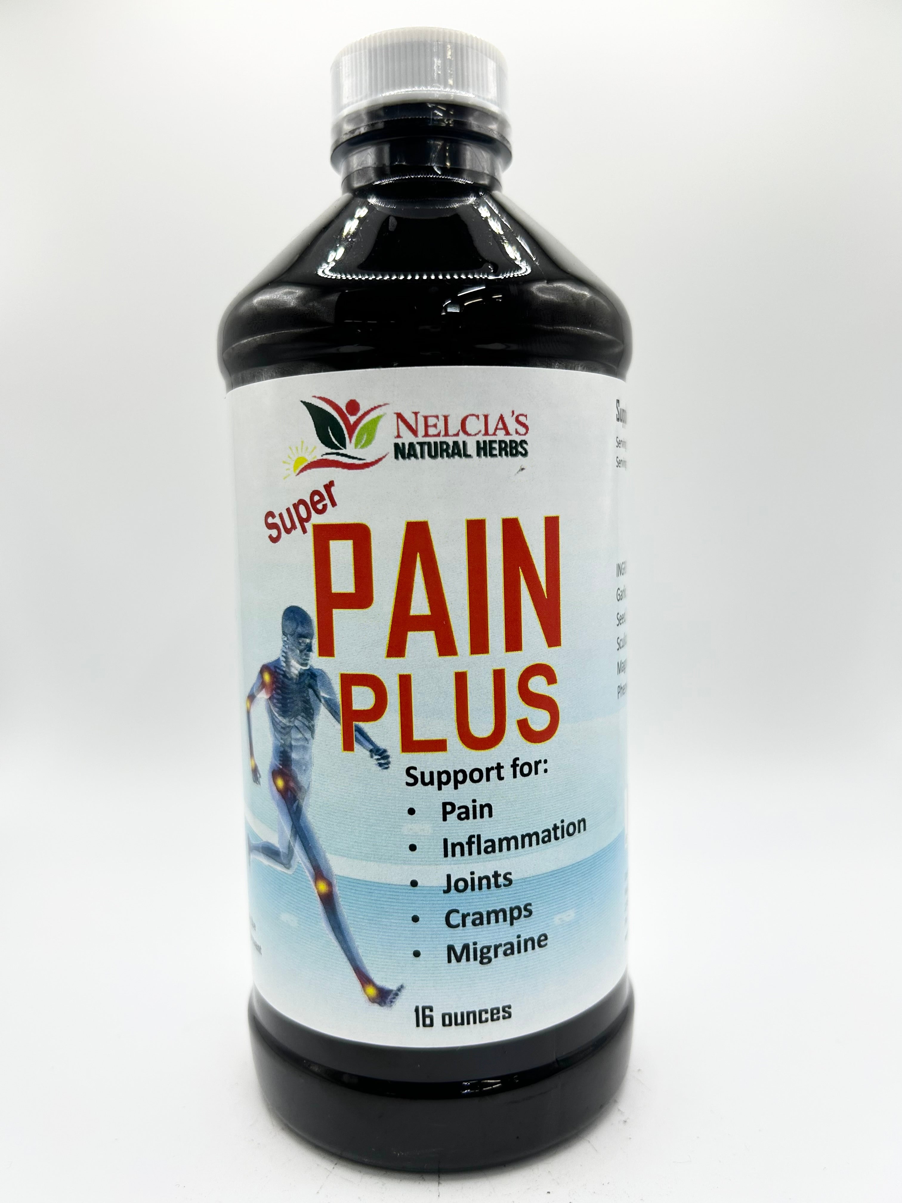 Super Pain Plus Tonic - 16oz Natural Pain Relief for Inflammation ...