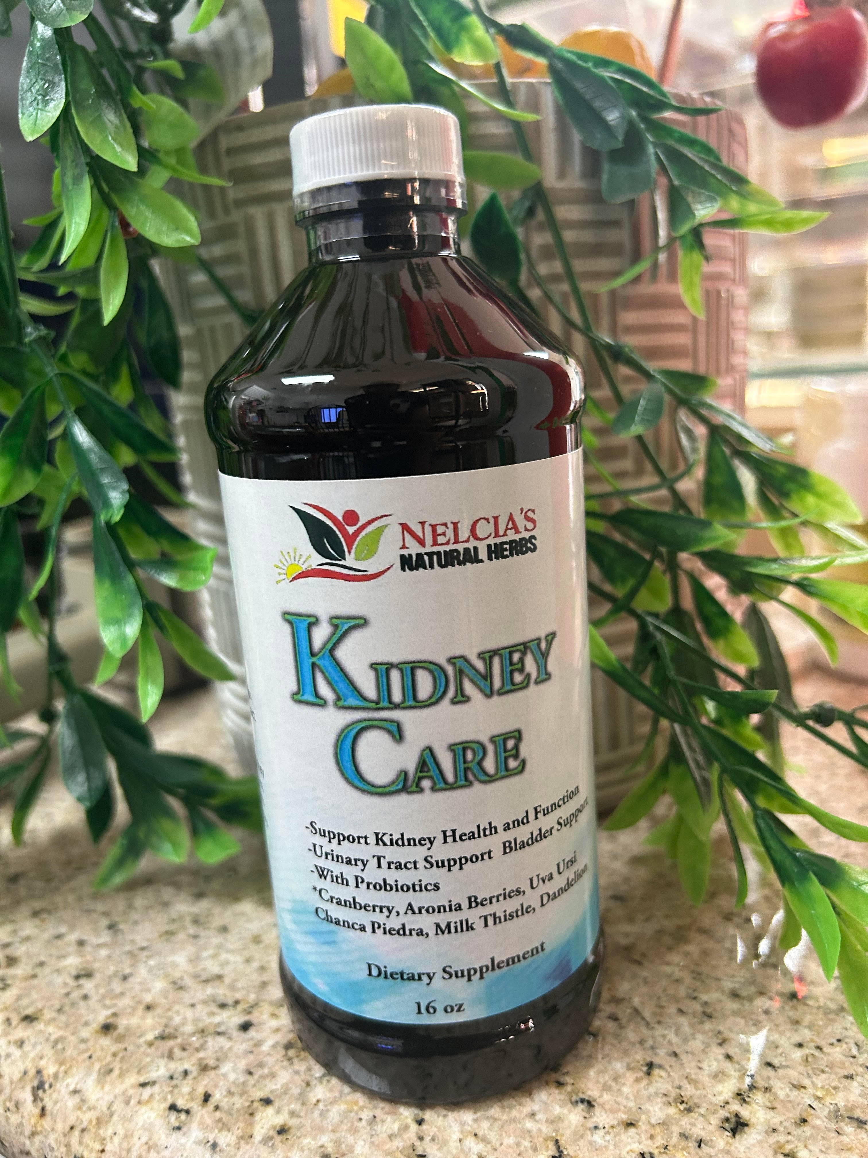 Kidney Care Tonic 16oz | with Probiotics, Cranberry, Milk Thistle ...