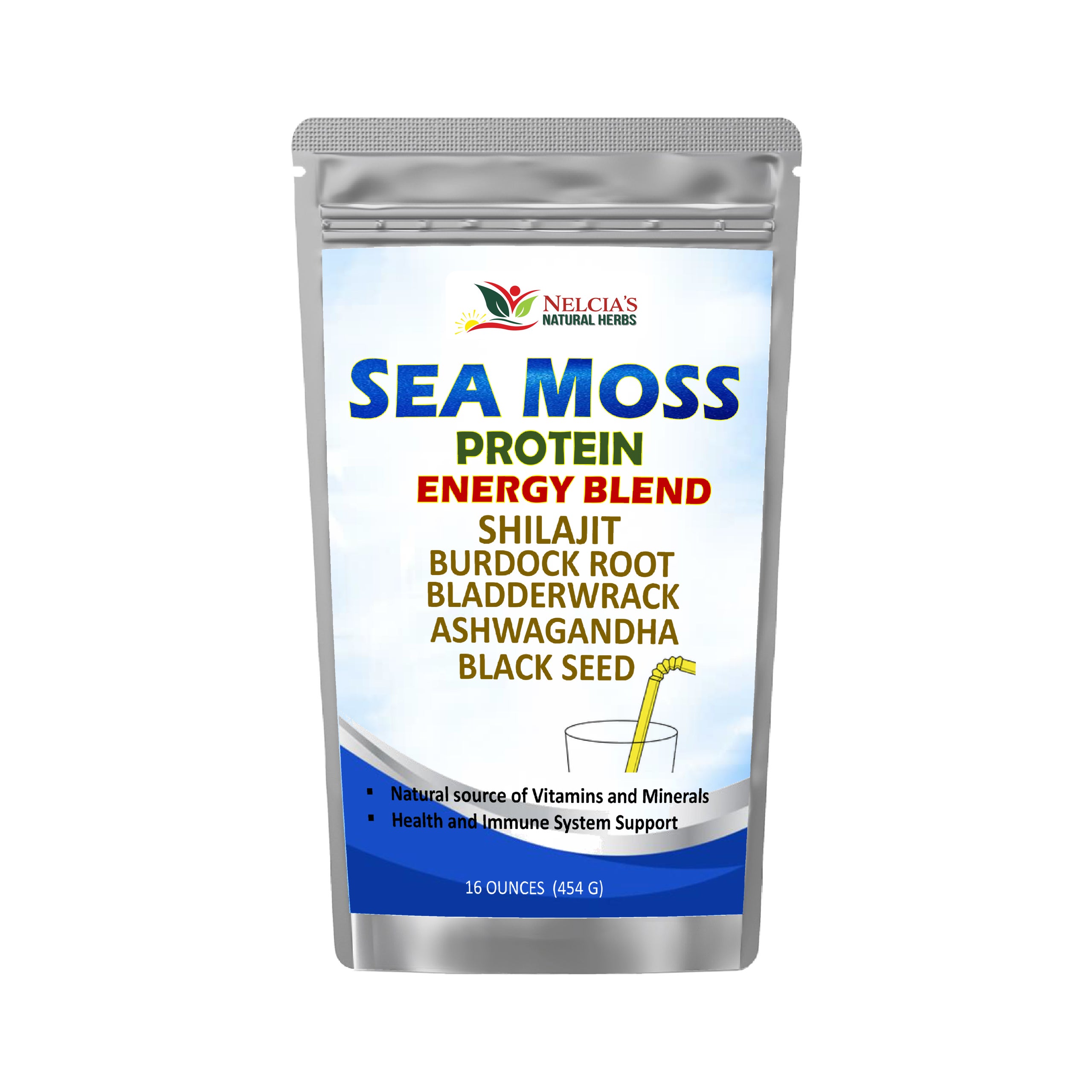 Sea Moss Protein Energy Blend Powder - Natural Irish Sea Moss, Shilajit ... Sea Moss Protein Energy Blend Powder - Natural Irish Sea Moss, Shilajit ...