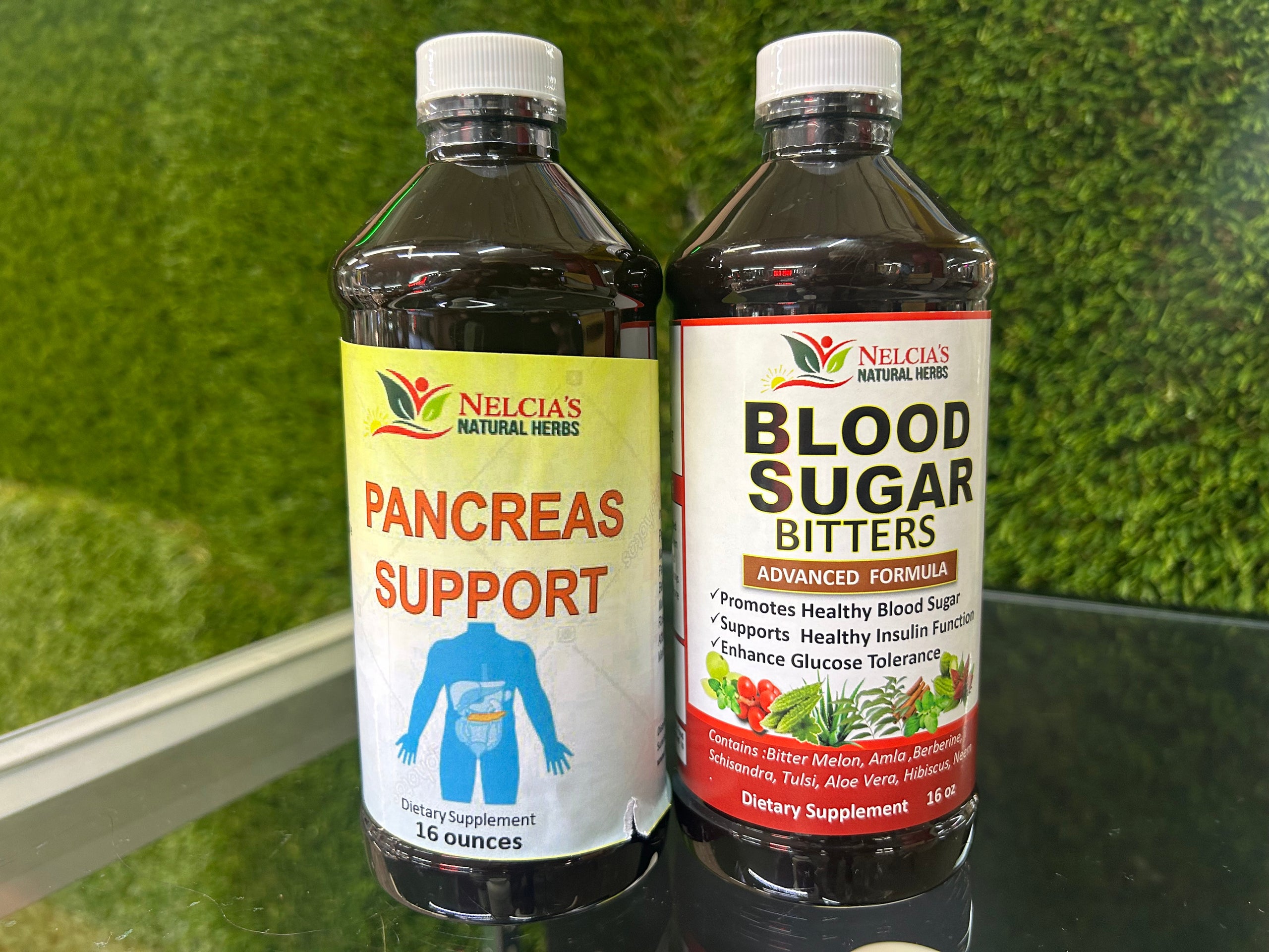 Blood Sugar Bitters and Pancreas Support | Nelcias Natural Herbs