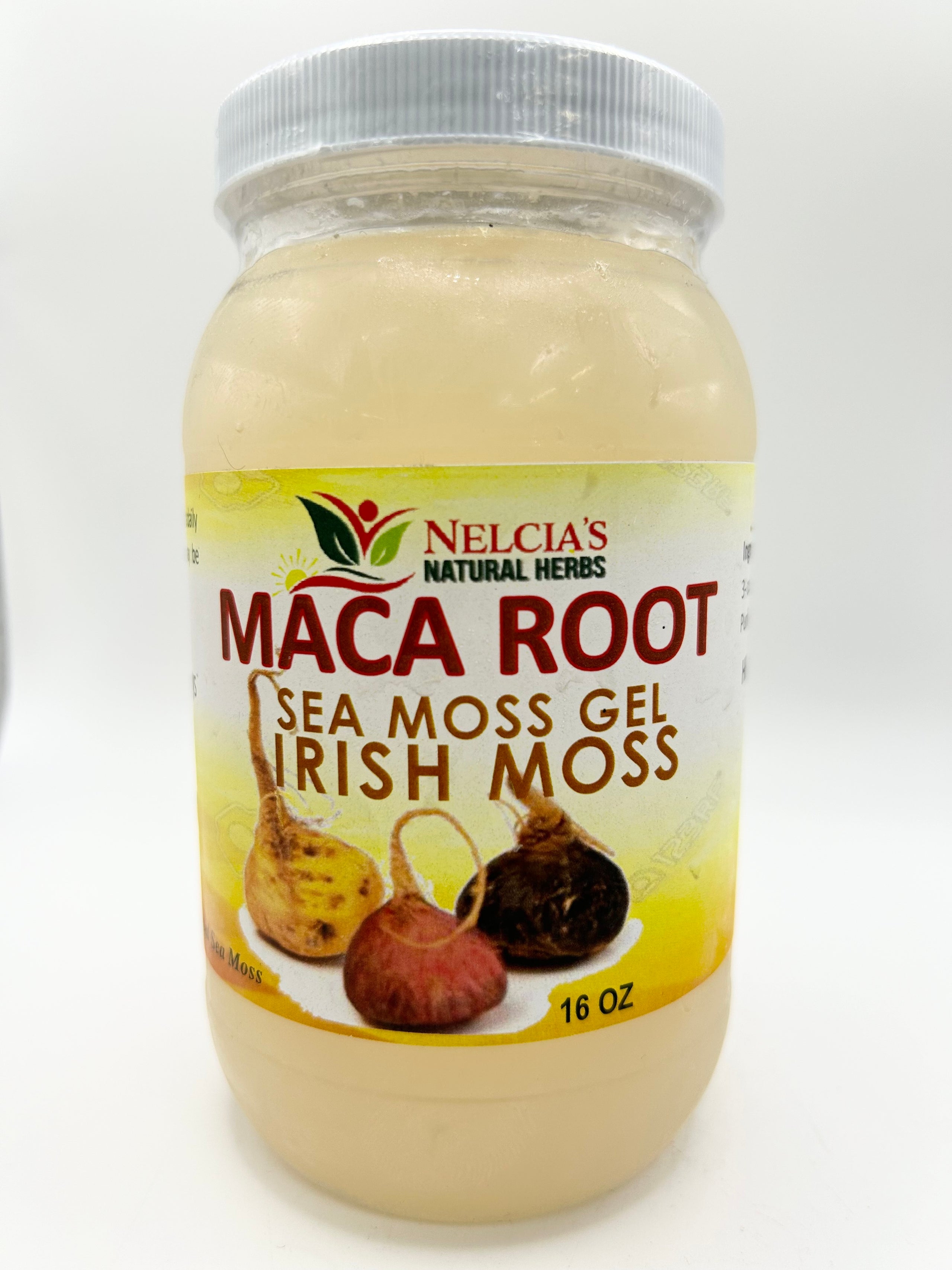 Maca Root Sea Moss Gel - Infused with Organic Gold Sea Moss, Yellow ...