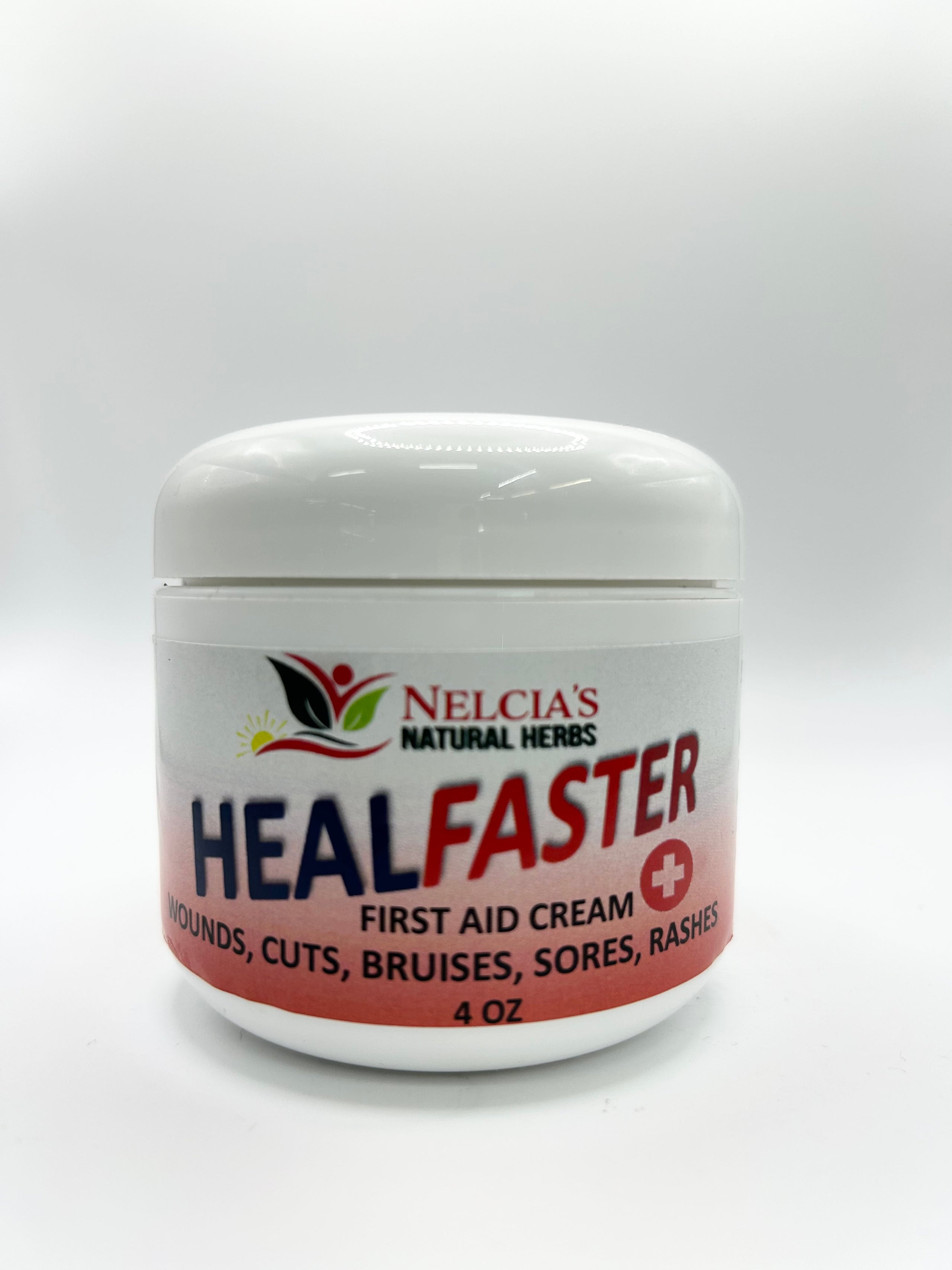 Heal Faster First Aid Cream - 4oz - Natural Relief for Wounds, Cuts ...
